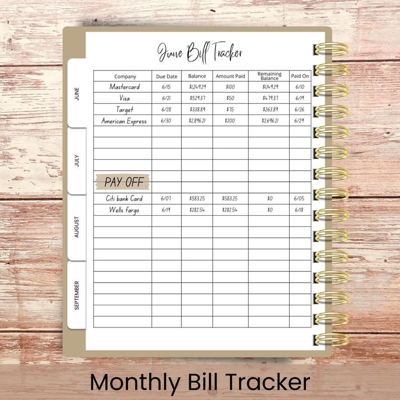 Custom Weekly Planner - Sunflower | Choose Your Start Month | 12 Month ...