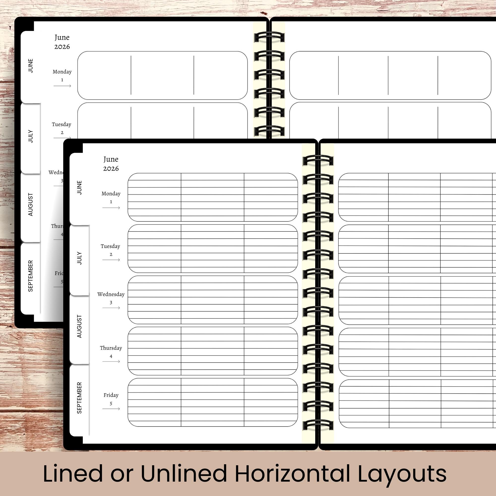 Custom Teacher Planner 2026-2027 | Weekly Lesson, Monthly Goals (choose ...