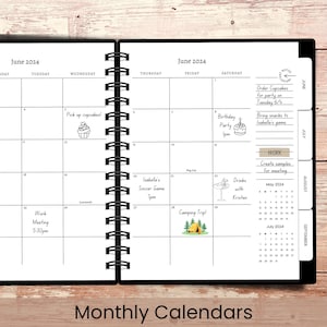 Custom Weekly Planner | Dog Love | Choose Your Start Month | 12 Month ...