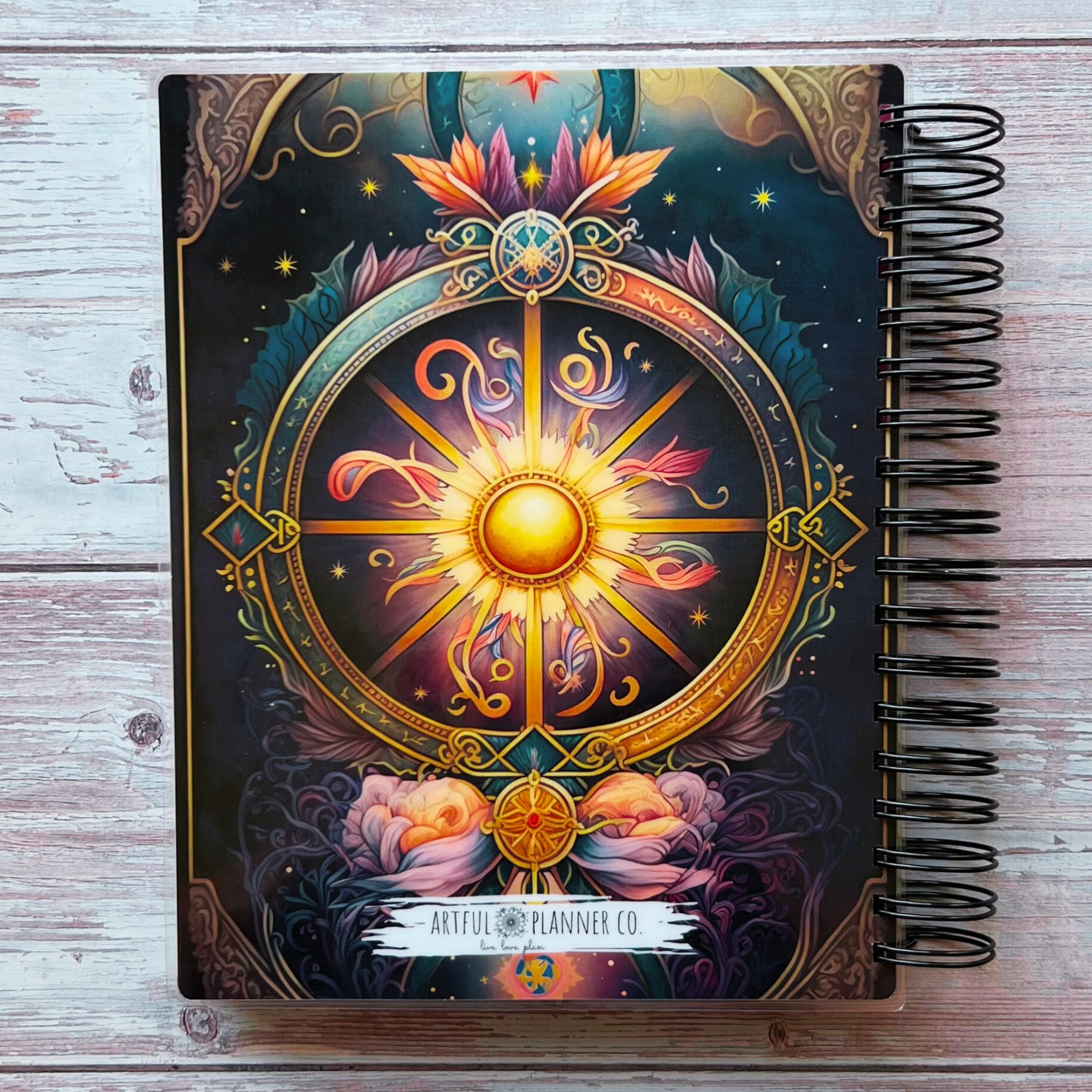 Custom Weekly Planner Mystical Eye Choose Your Start Month 12 Month ...
