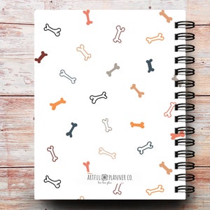 Custom Weekly Planner | Dog Love | Choose Your Start Month | 12 Month ...