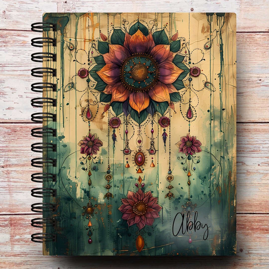 Custom Weekly Planner | Boho Mandela | Choose Your Start Month | 12 ...