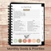 Custom Weekly Planner Dog Love Choose Your Start Month 12 Month ...