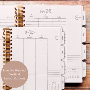 Custom Weekly Planner Fields of Sunflowers Choose Your Start Month 12 ...