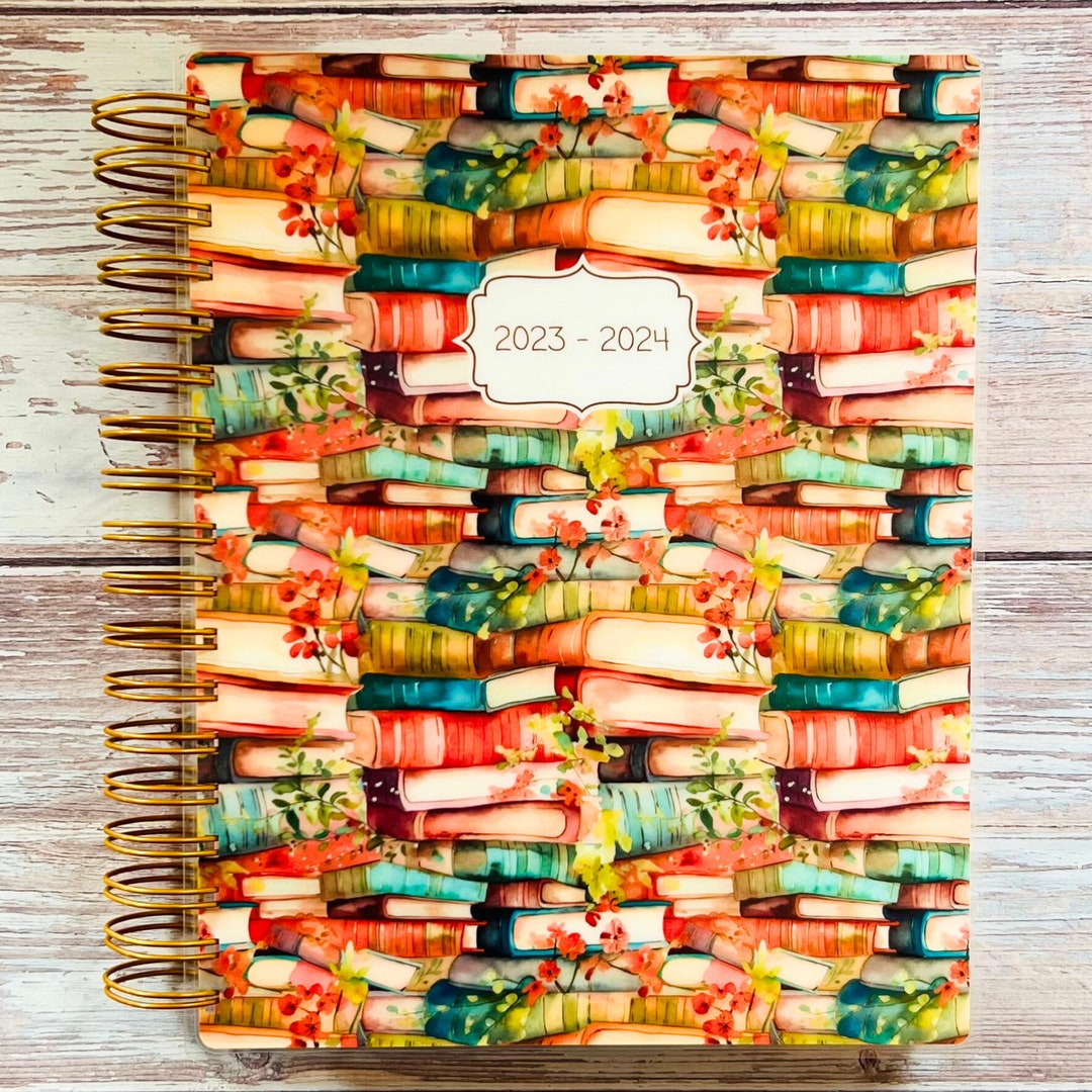 2023 2024 Personalized Weekly Planner Book Lover Choose Etsy