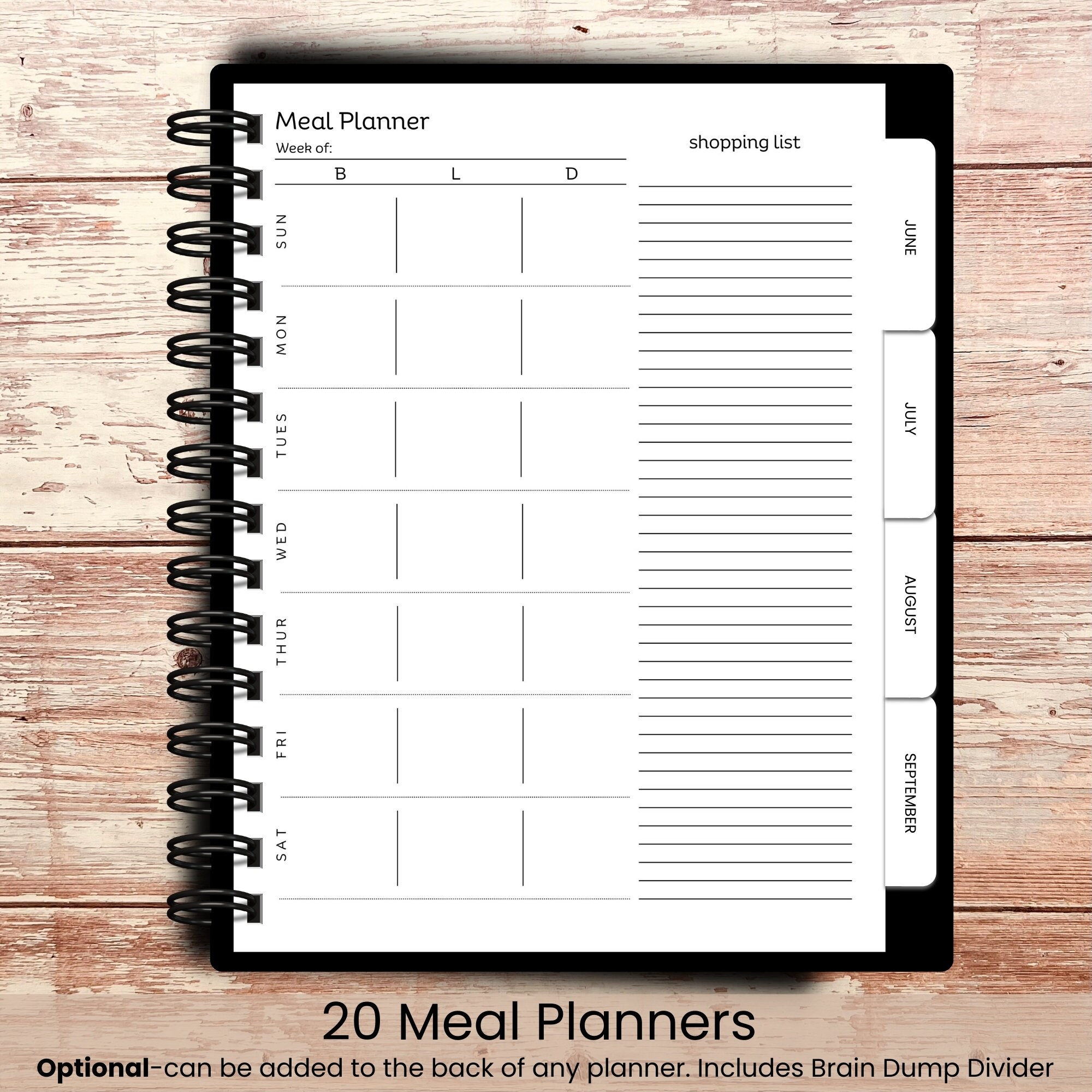 All in One Custom Planner | Daily, Weekly & Monthly Layouts | 6 Month ...