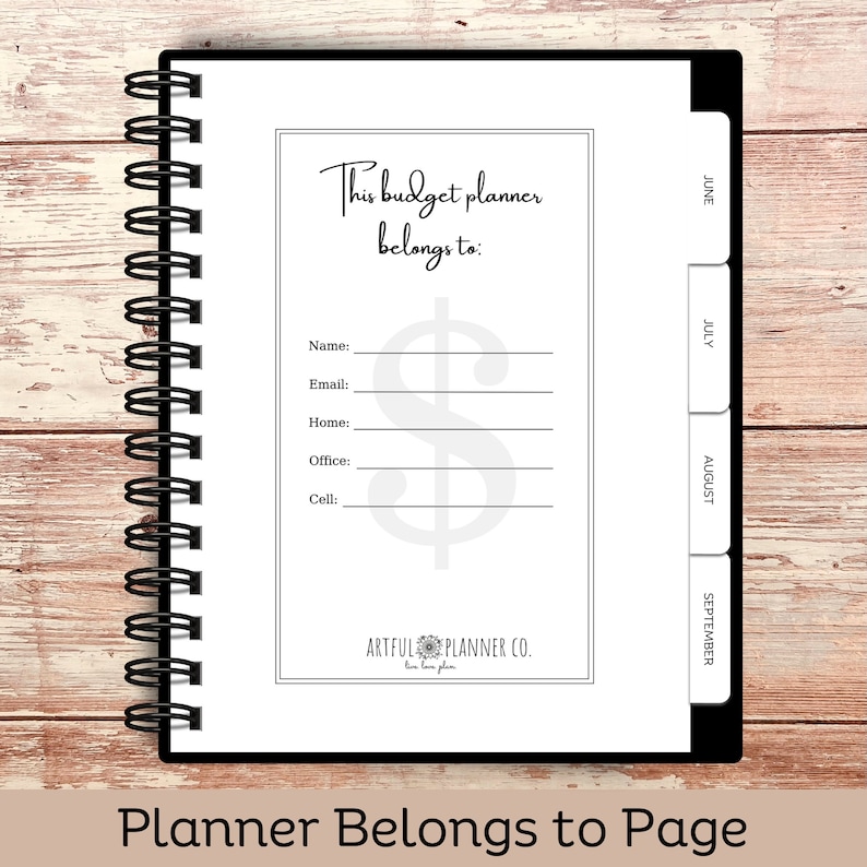 Ultimate Custom Budget Planner Money Wondering Budget Planner Monthly ...
