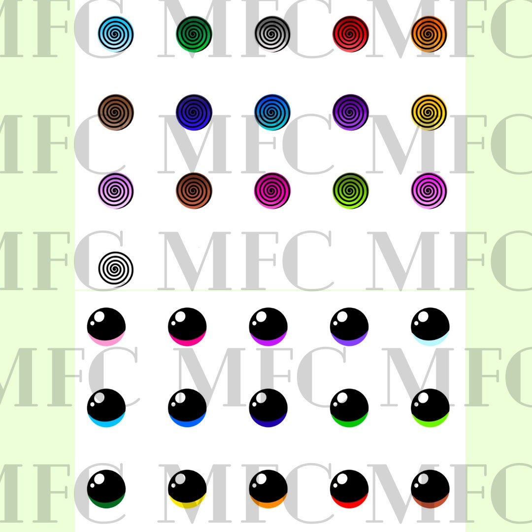 150 Fursuit Eyes Pupil Printable. Read Description Before Buying ...