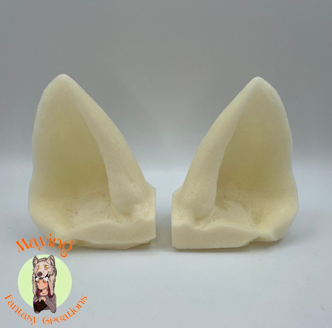 Furry Fursuit Base Fox Ears. Foam Ears. Earbase. Wolf Dog Canine. - Etsy