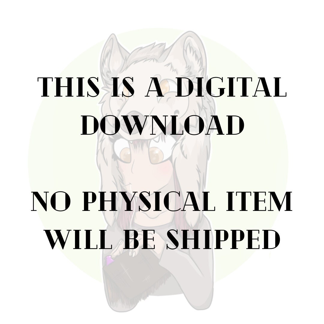 30 Toony Fursuit Eyes Pupil Printable. Read Description Before Buying ...