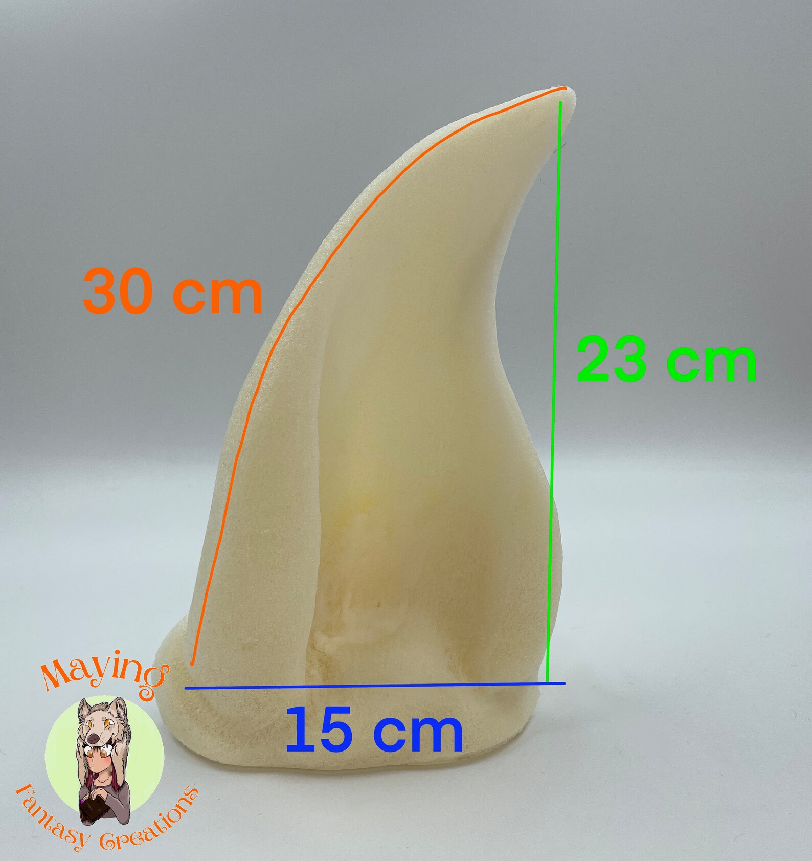 Furry Fursuit Base Manokit Ears. Foam Ears. Ear Base. Manokit Dragon ...