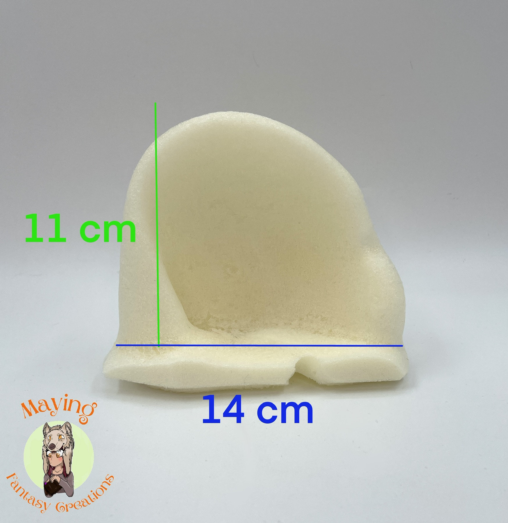 Furry Fursuit Base Feline Ears. Foam Ears. Ear Base. Big Feline, Lion ...