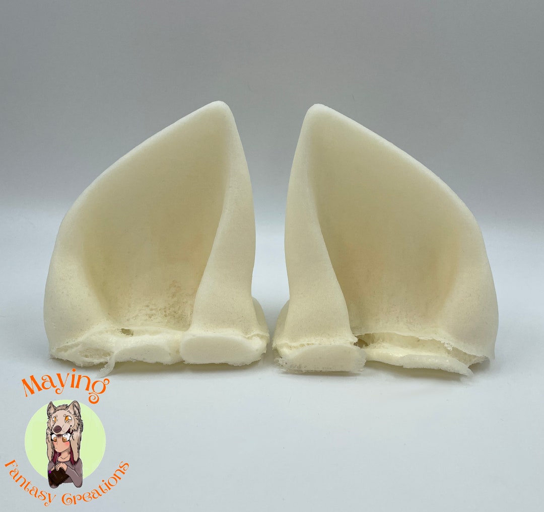 Furry Fursuit Base Canine Ears. Foam Ears. Ear Base. Wolf Dog Fox ...