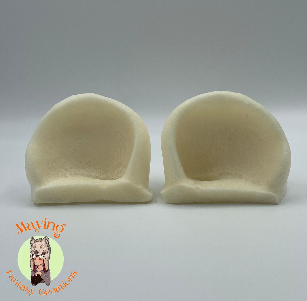 Furry Fursuit Base Bear Ears. Foam Ears. Earbase. Big Feline, Lion ...