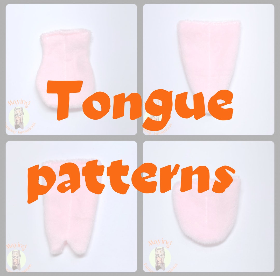 Fursuit Tongue Pattern Digital Download - Etsy