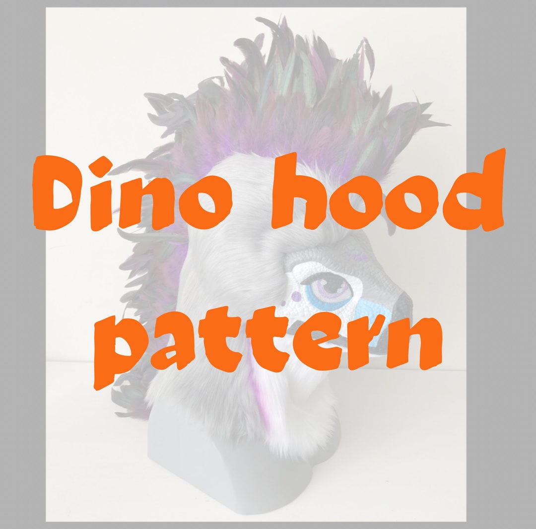 Dinomask Hood and Neck Pattern Digital Download With Instructions and ...