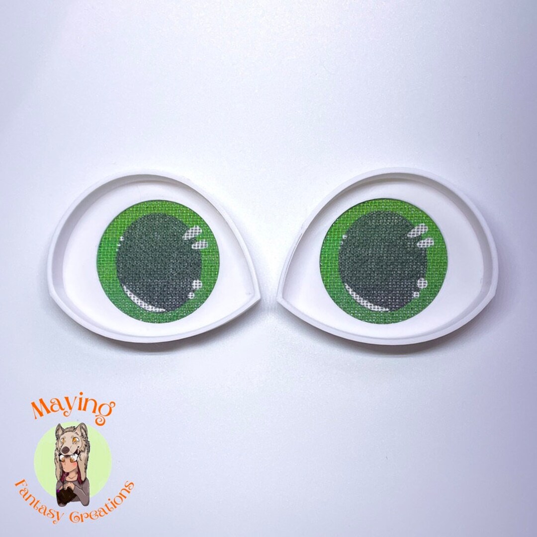 Fursuit Normal Eyes Eyeblanks Waterproof Printed Mesh Ready to Install ...
