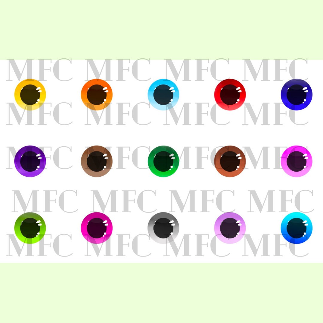 15 Round Pupil Fursuit Eyes Pupil Printable. Read Description Before ...