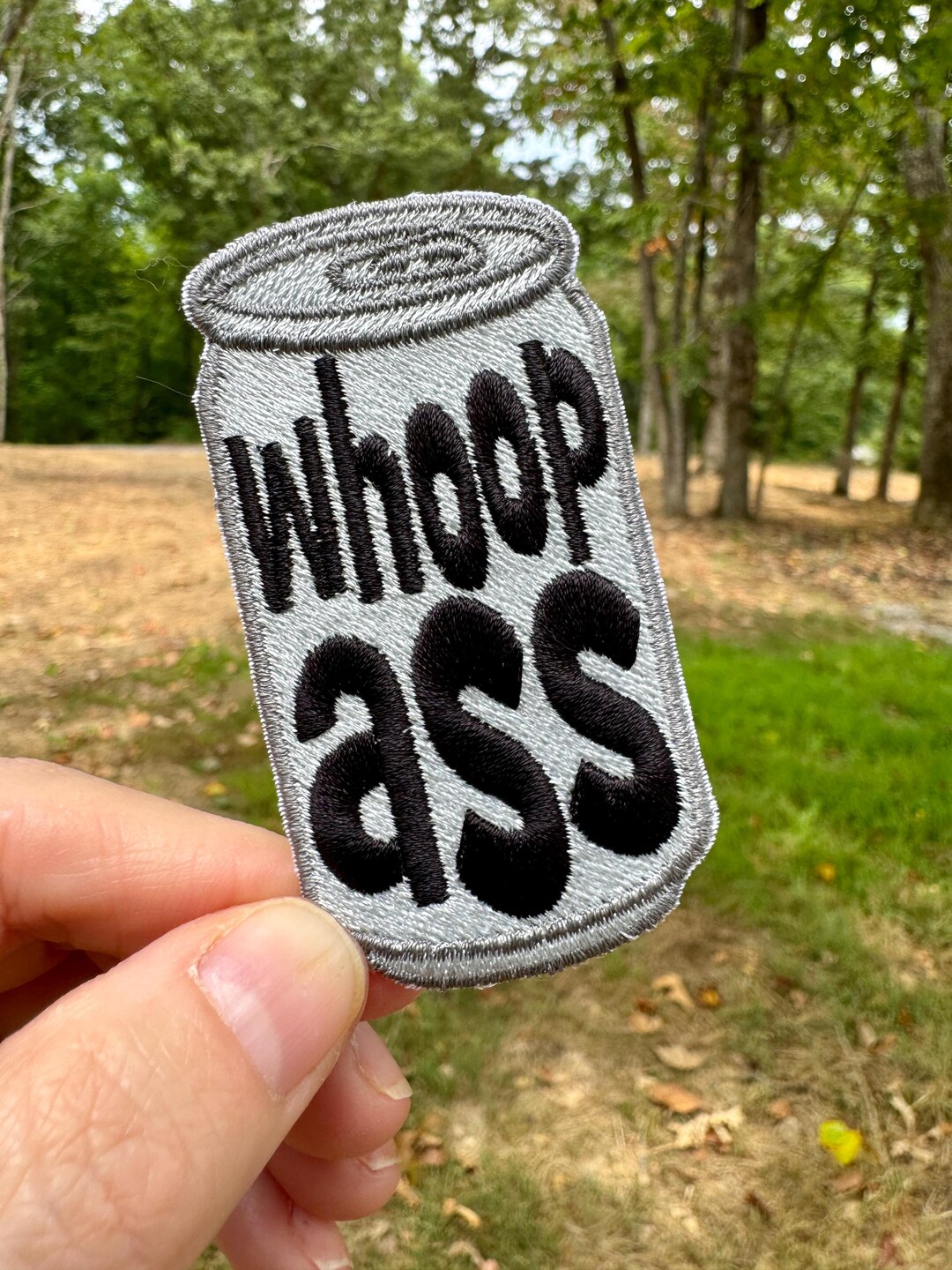 Whoop Ass Iron on Patches - Sew on Embroidered Patches for Clothes ...