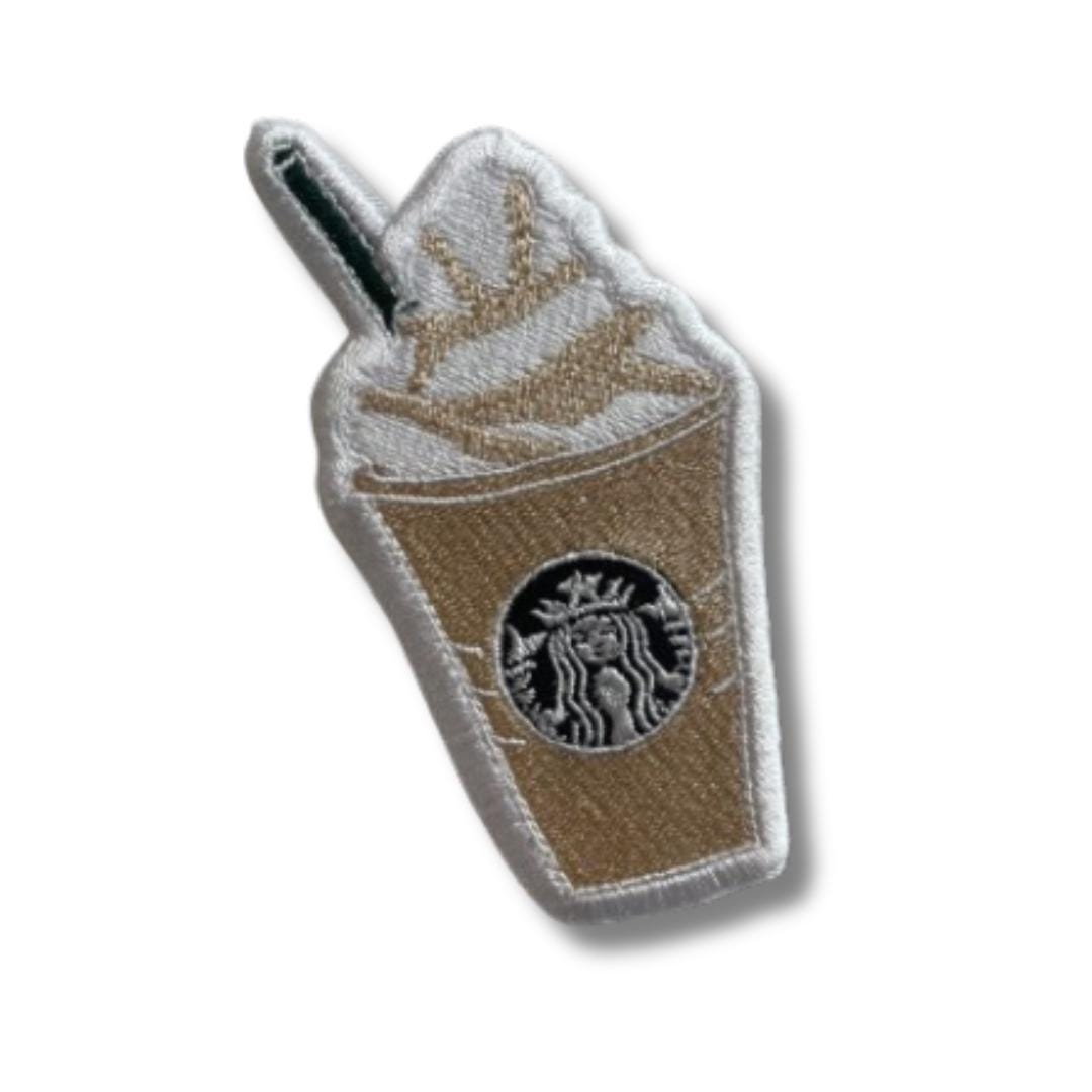 Starbucks Frappuccino Iron on Patches - Sew on Embroidered Patches for Clothes - Sew on Applique ...