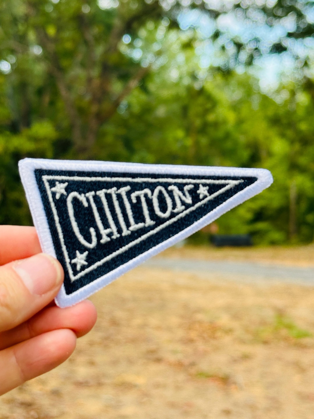 Embroidered Chilton Flag Iron on Patches - Sew on Embroidered Patches ...