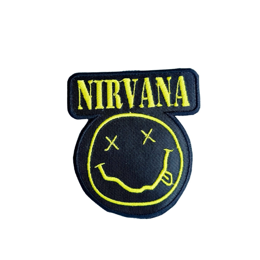 Nirvana Iron on Patches - Sew on Embroidered Patches for Clothes - Sew on Applique Patch for ...
