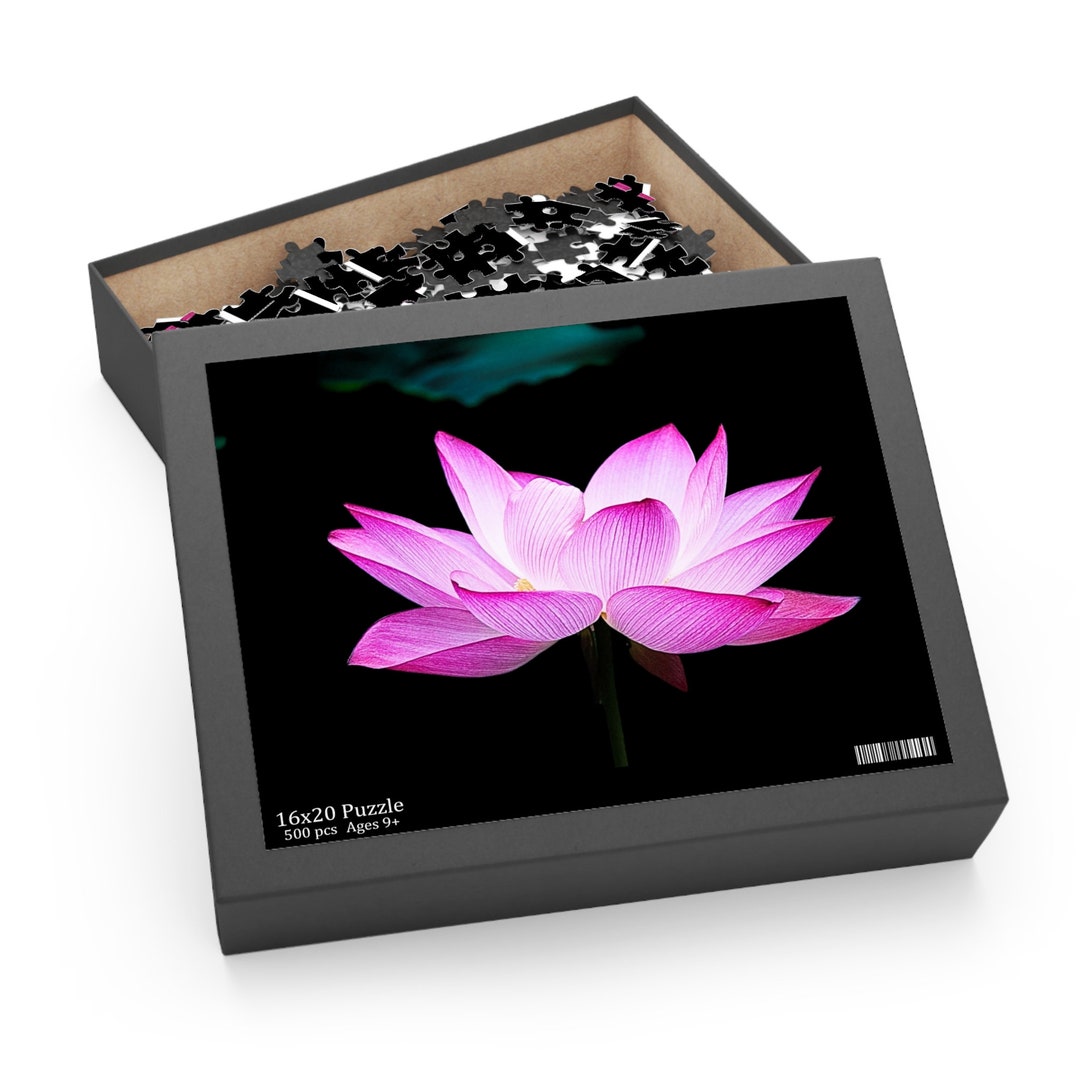 Lotus Flower Puzzle 120, 252, 500-piece - Etsy