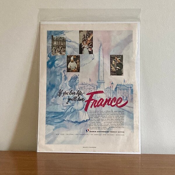 Vintage French Ads - Etsy