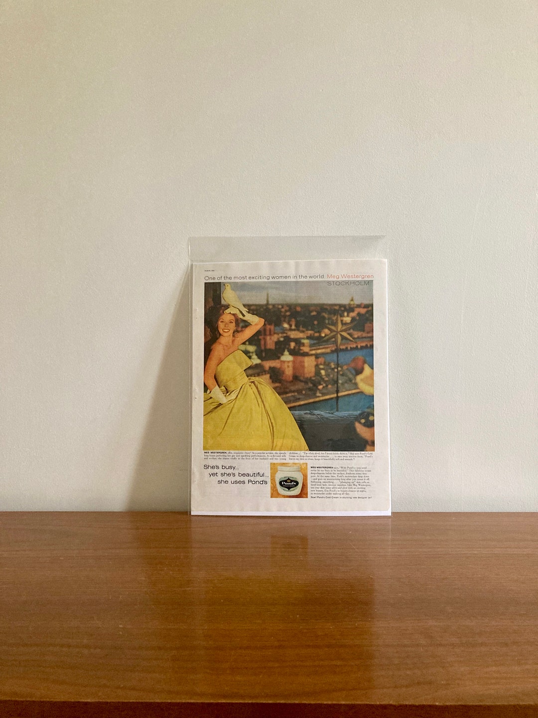 60s Pond's Cold Cream Ad | Vintage Pond's 'she's Busy, yet She's ...