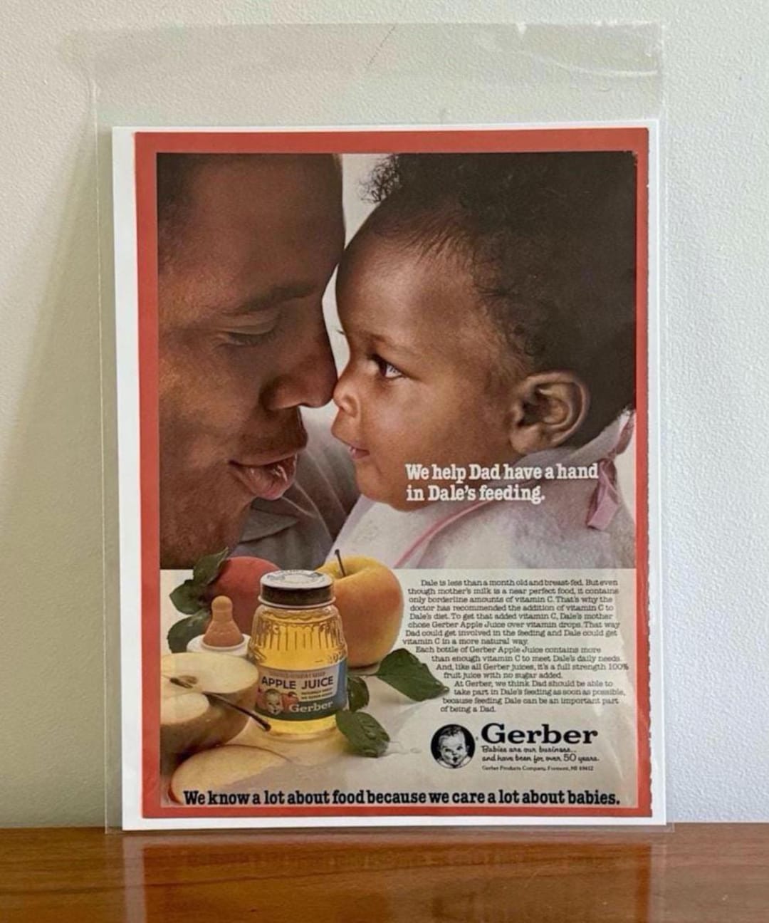 70s Gerber Baby Food Print Ad | Vintage Gerber 'we Help Dad' Baby Food ...