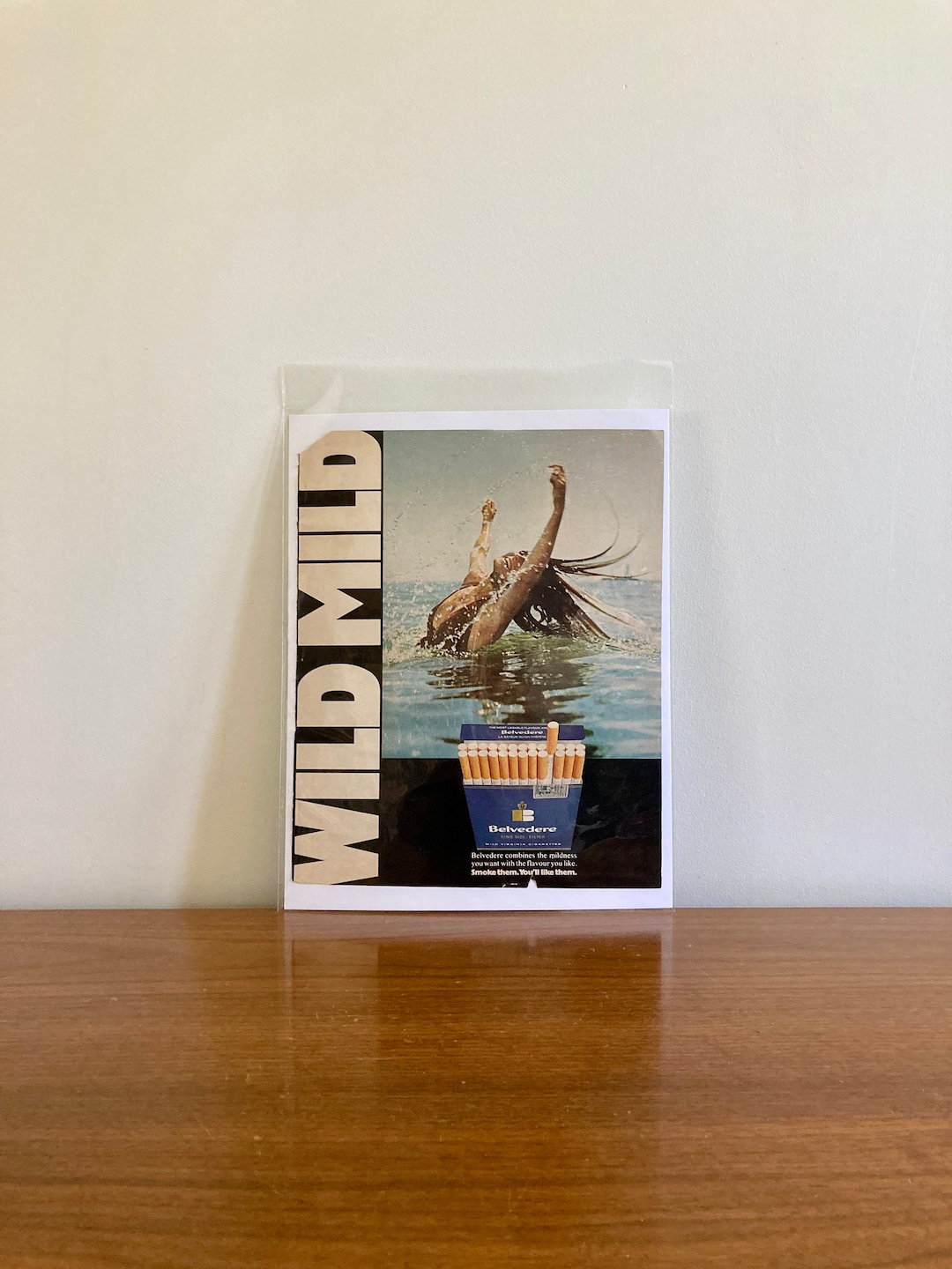 70s Belvedere Cigarettes Print Ad | Vintage Belvedere 'WILD MILD' Print ...