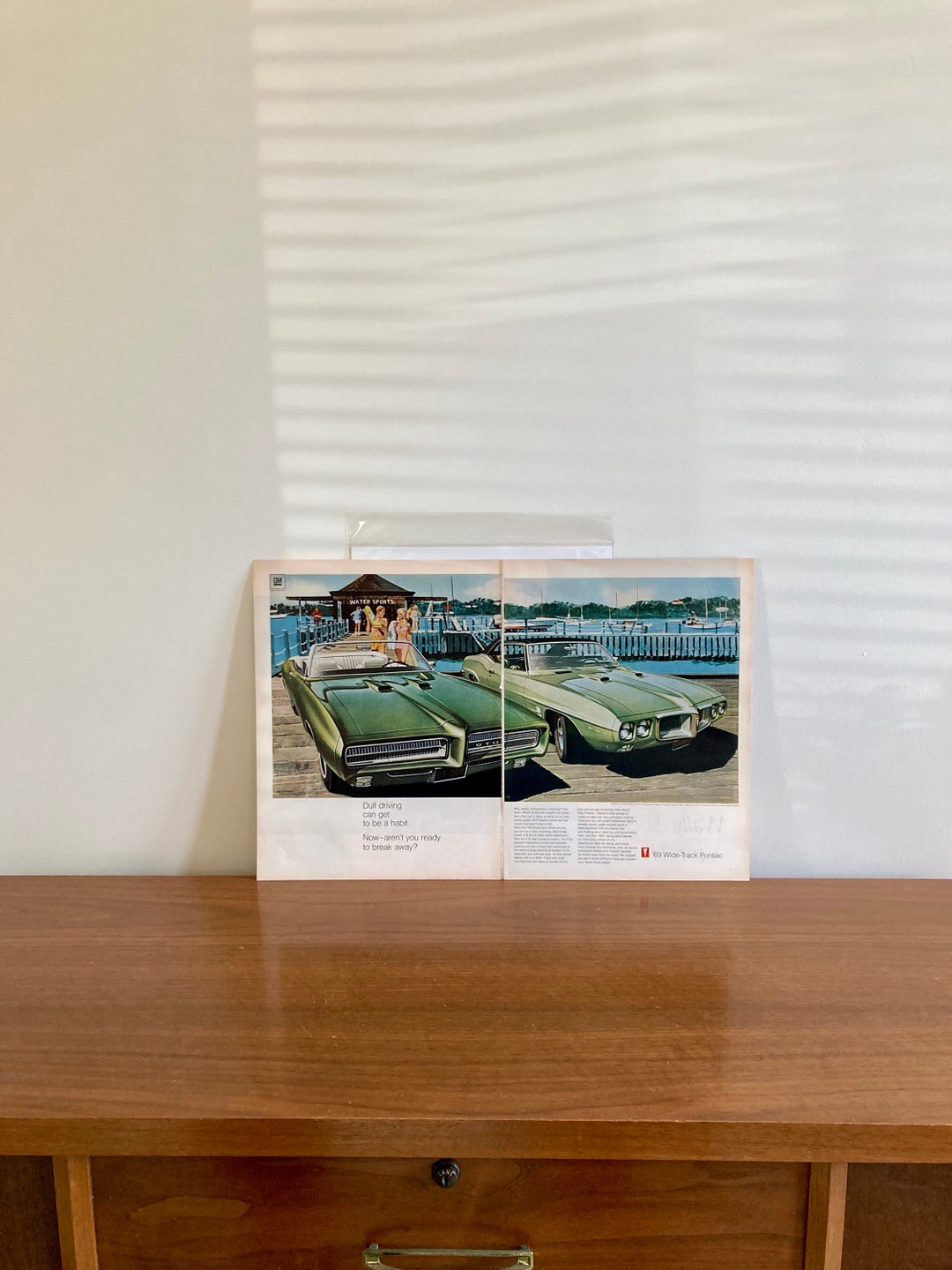 1968 Pontiac Firebird Pontiac GTO Rare Print Ad | Vintage Wide Track ...
