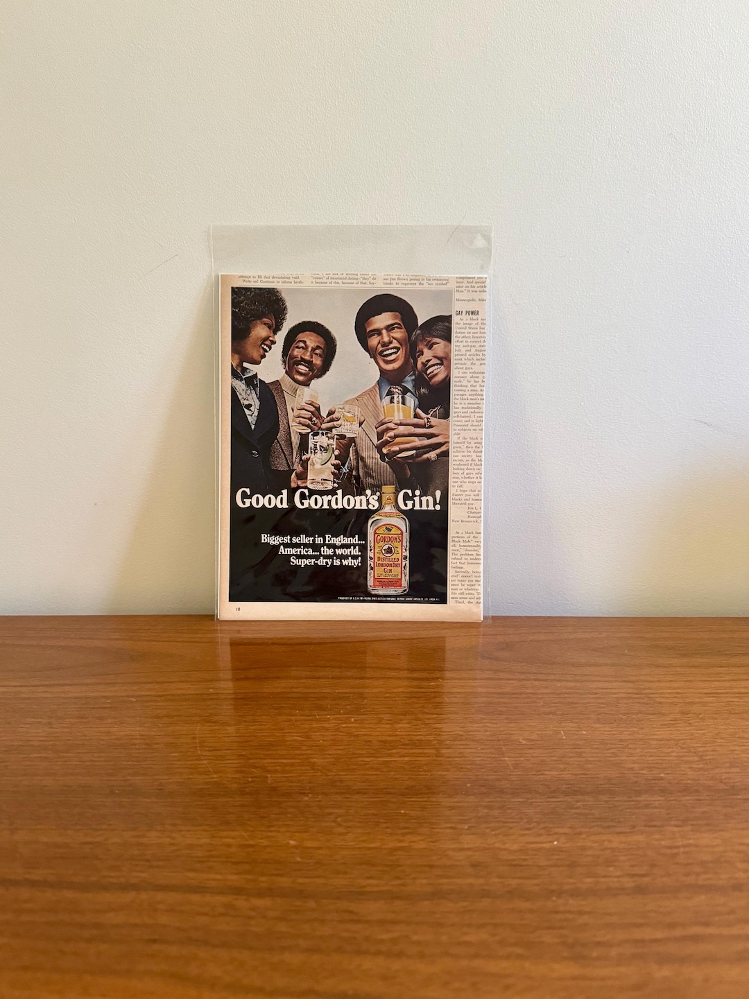 70s Gordon's Gin Print Ad | Vintage Gordon's 'best Seller' Print Ad ...