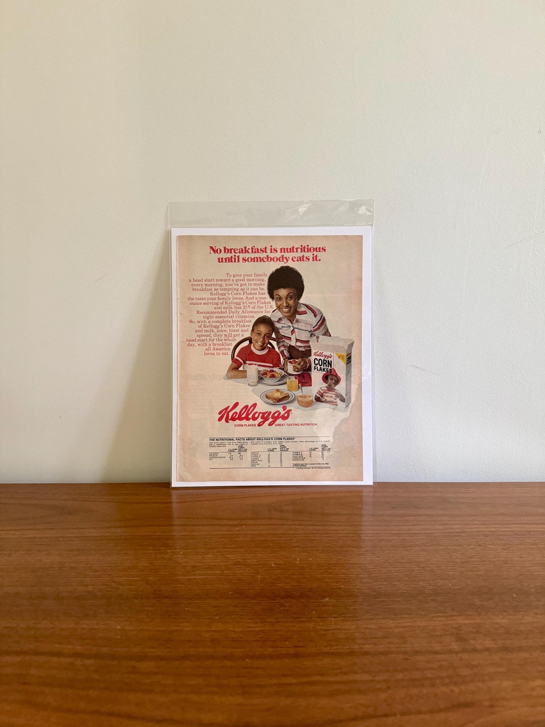 70s Kellogg's Corn Flakes Print Ad | Vintage Kellogg's 'until Somebody ...