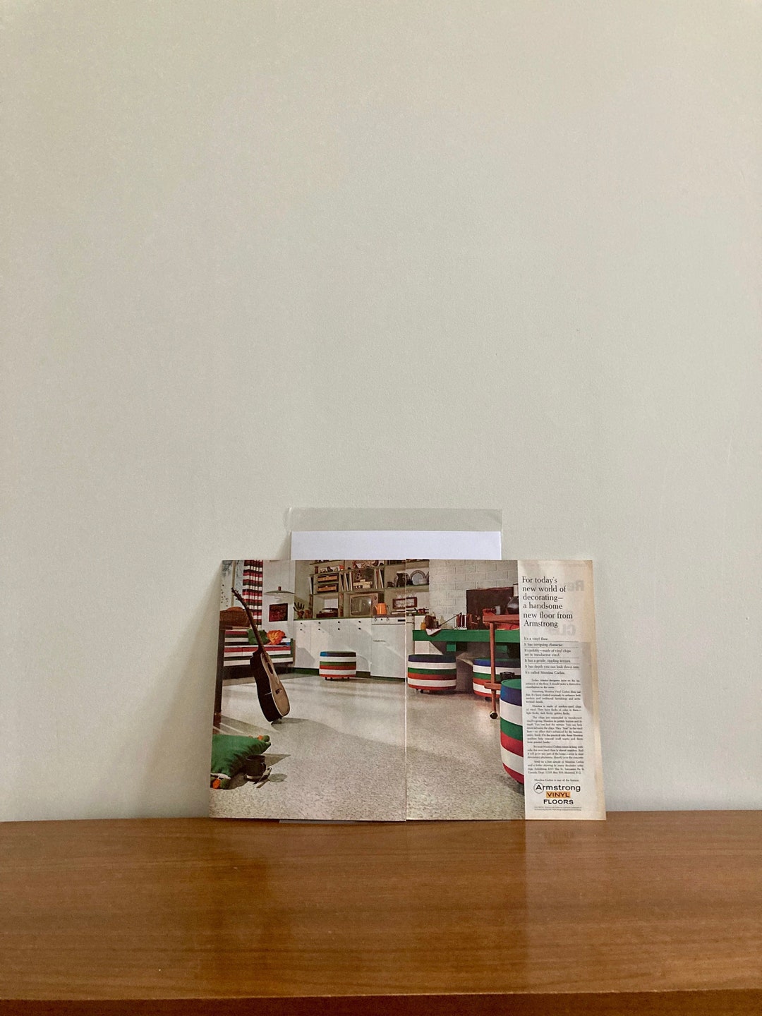 60s MCM Armstrong Montina Corlon Vinyl Flooring Ad Vintage Armstrong ...