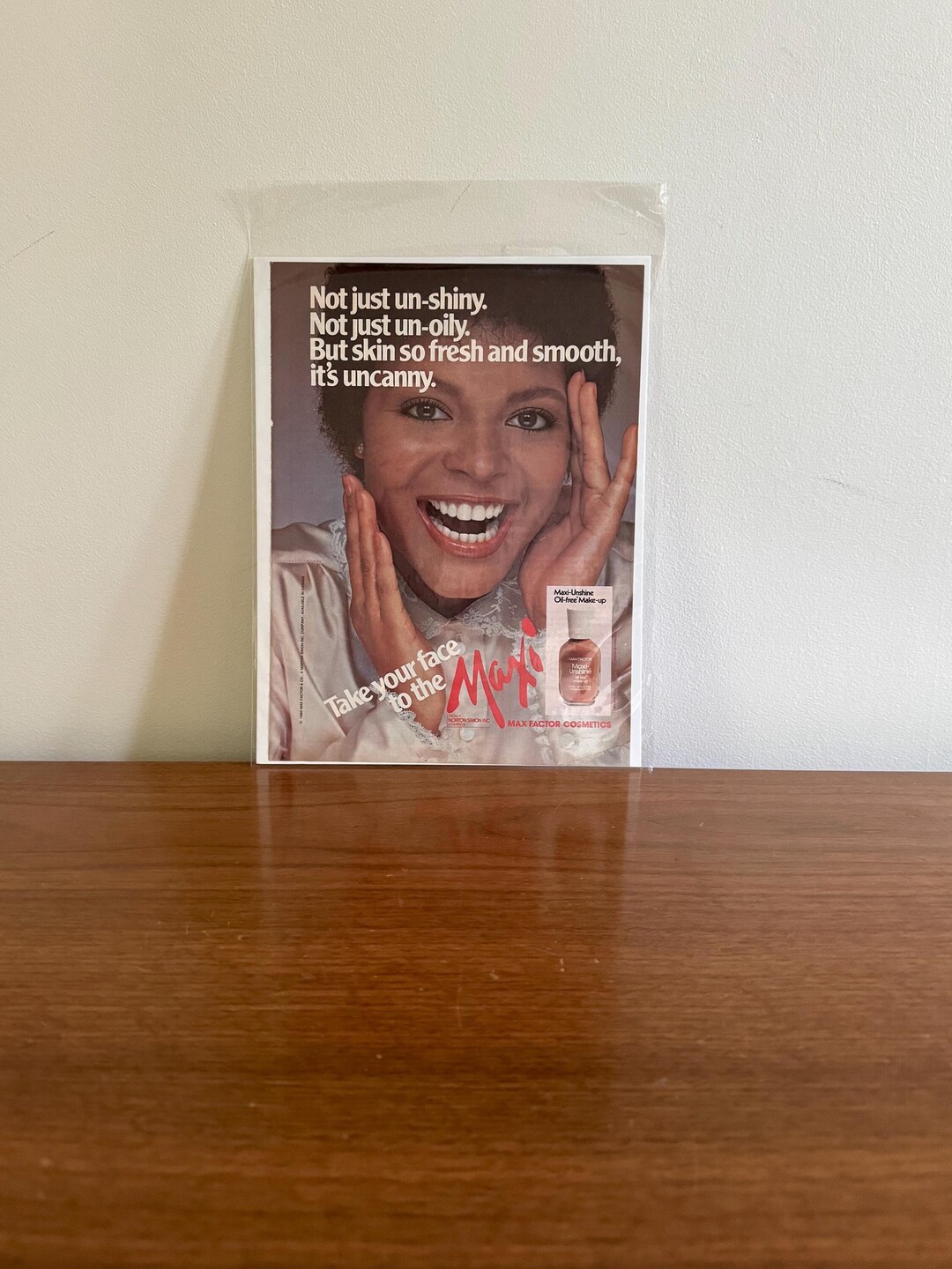 80s Max Factor Cosmetics Print Ad Featuring | Vintage Max Factor Maxi ...