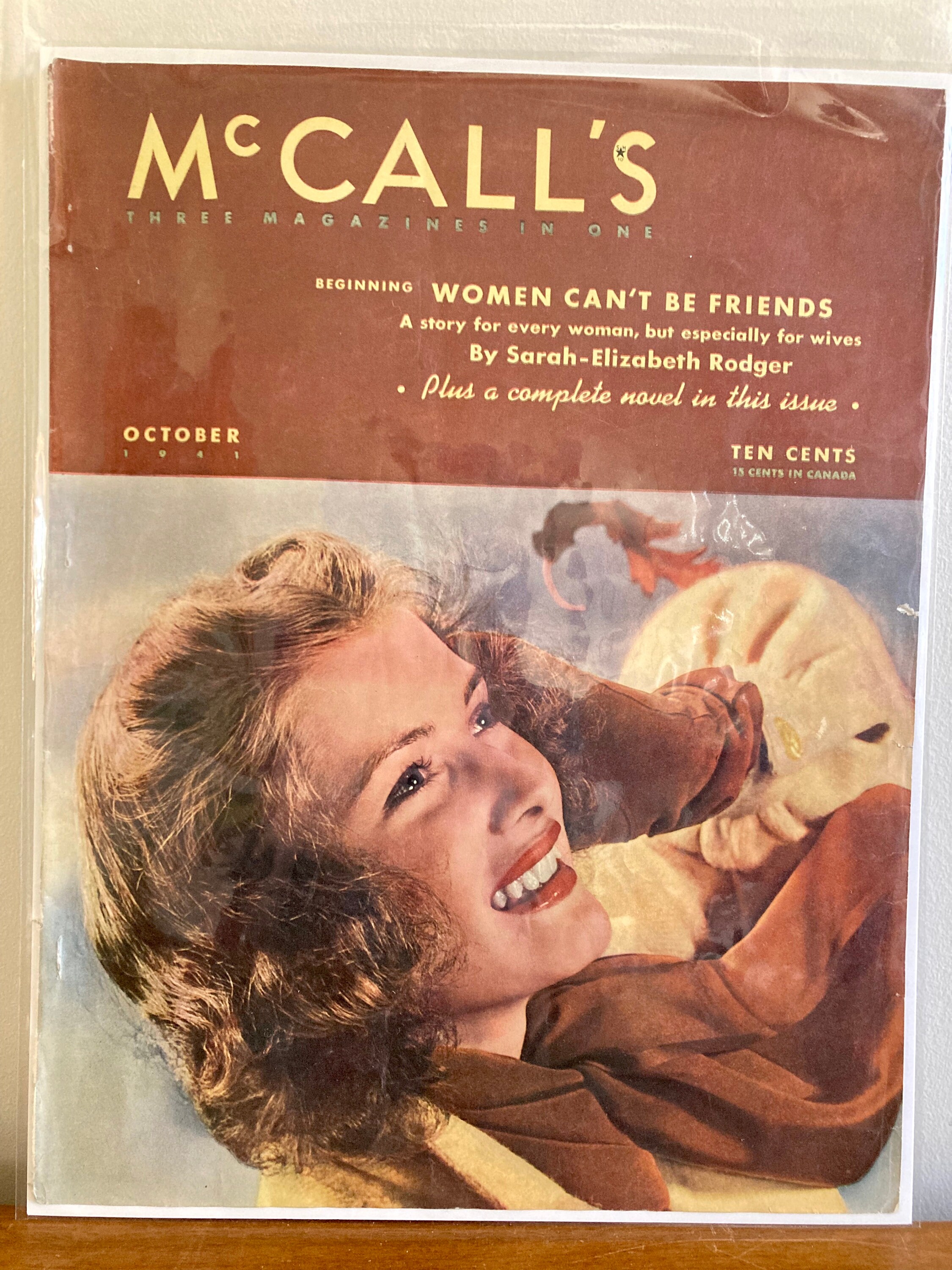 1941 Mccall's Magazine Cover: Vintage Style & Beauty Ad - Etsy