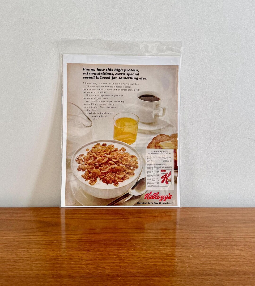 70s Kellogg's Special K Cereal Ad | Vintage Kellogg's Cereal Print Ad ...