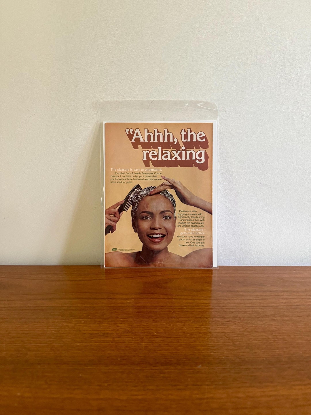 80s Dark & Lovely Relaxer Print Ad | Vintage 'ahhh, the Relaxing' Hair ...