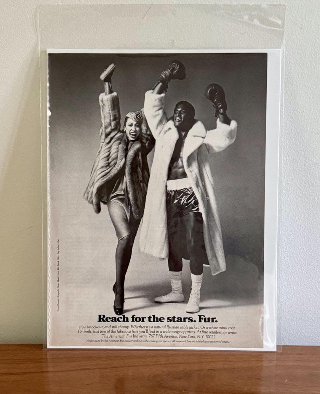 Vintage 80s Fur Print Ad - Essence Magazine Black Media - Etsy