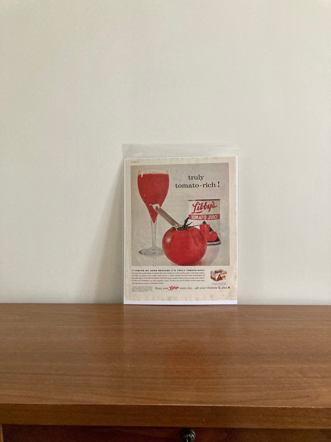 60s Libby's Tomato Juice Ad | Vintage Libby's 'truly Tomato Rich ...