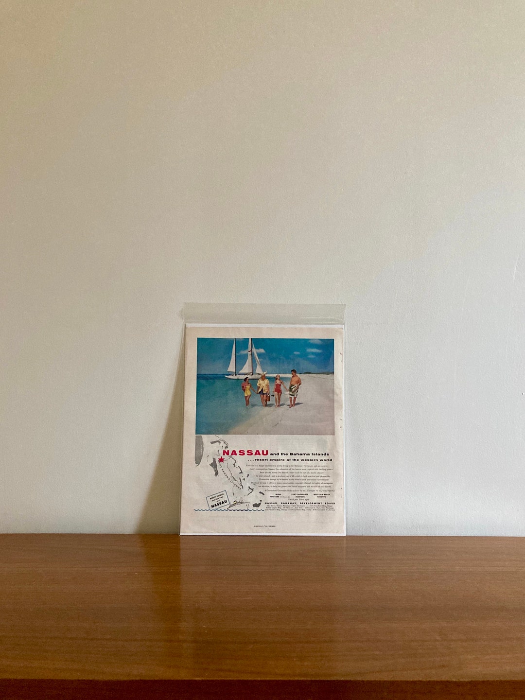 50s Nassau Tourism Ad | Vintage Nassau Bahamas Print Ad | Retro Travel ...