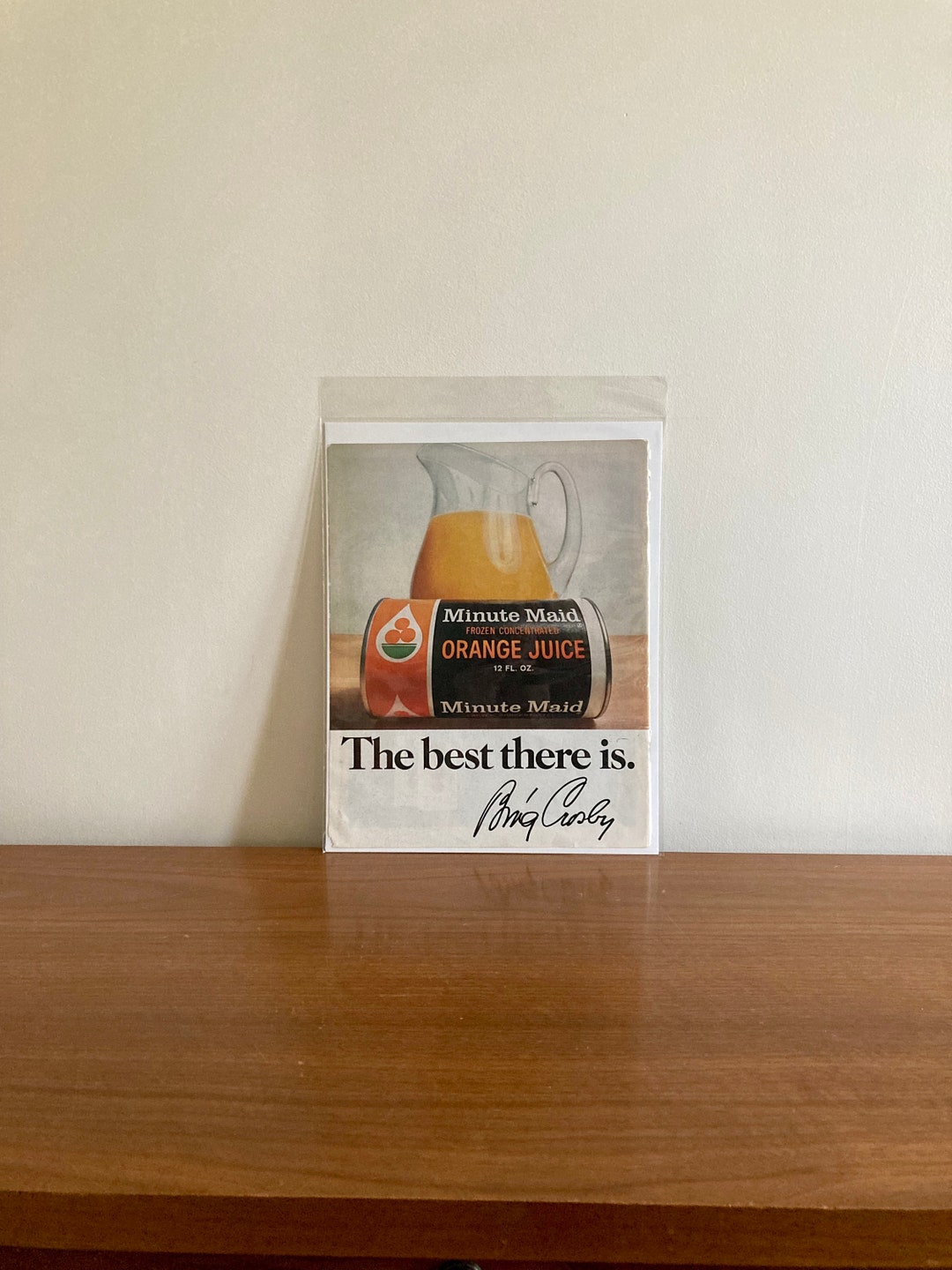 70s Minute Maid Bing Crosby Ad | Vintage Minute Maid Orange Juice Bing ...