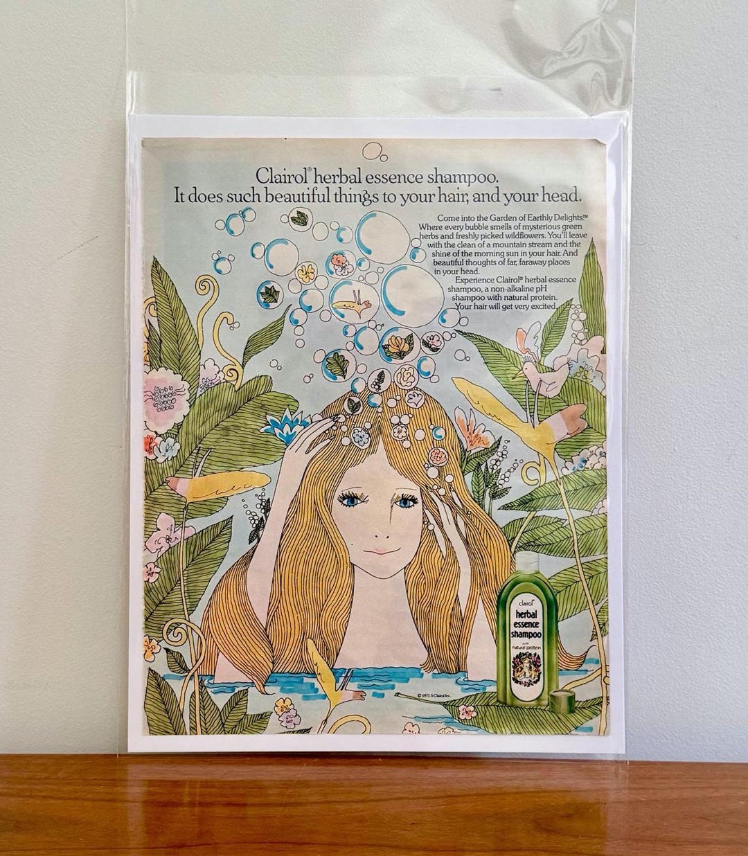 1970s Herbal Essence Shampoo Ad: Vintage Magazine Print - Etsy