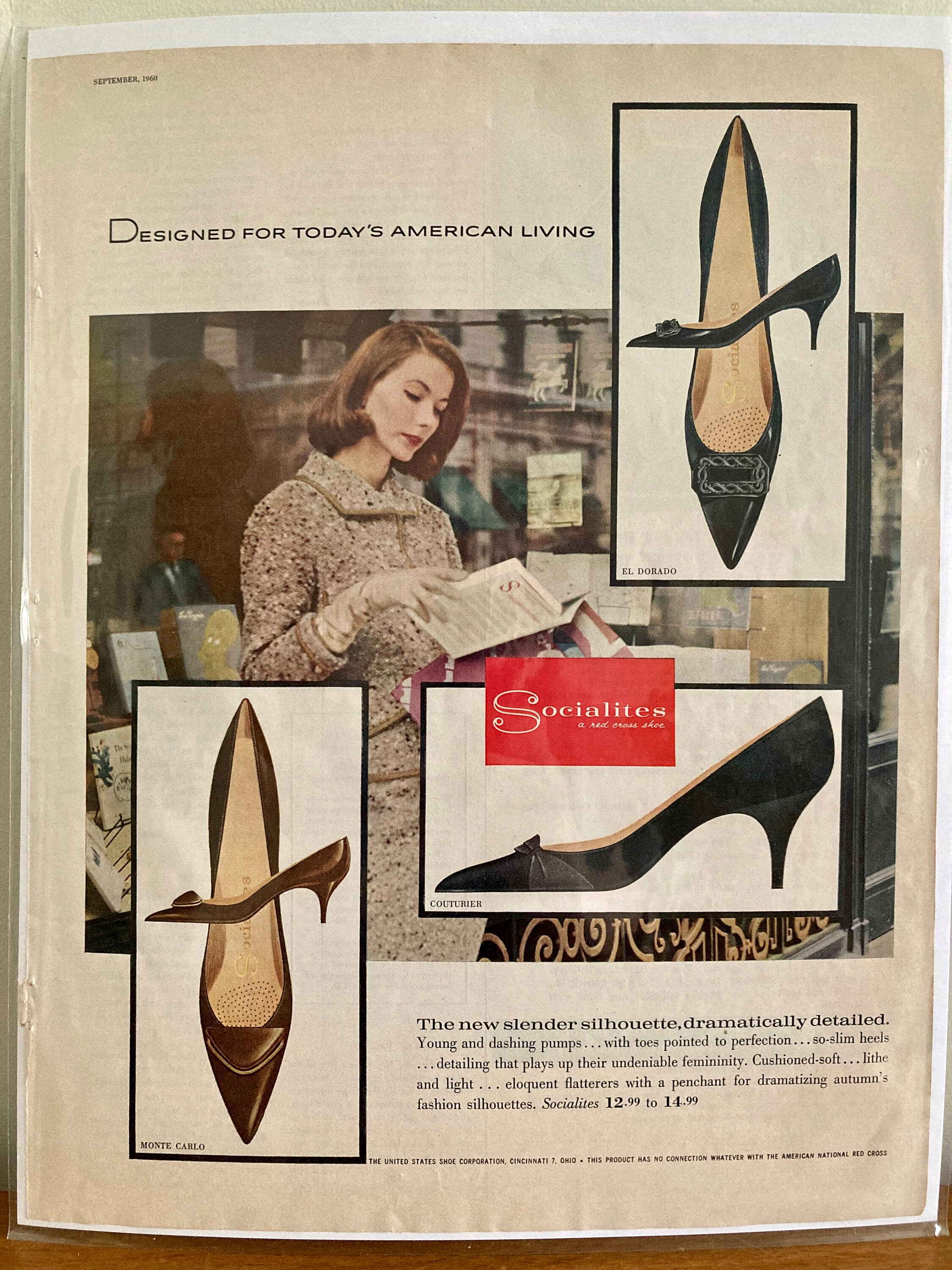 60s Socialites Stilettos Print Ad Vintage Socialites Stiletto 'designed ...