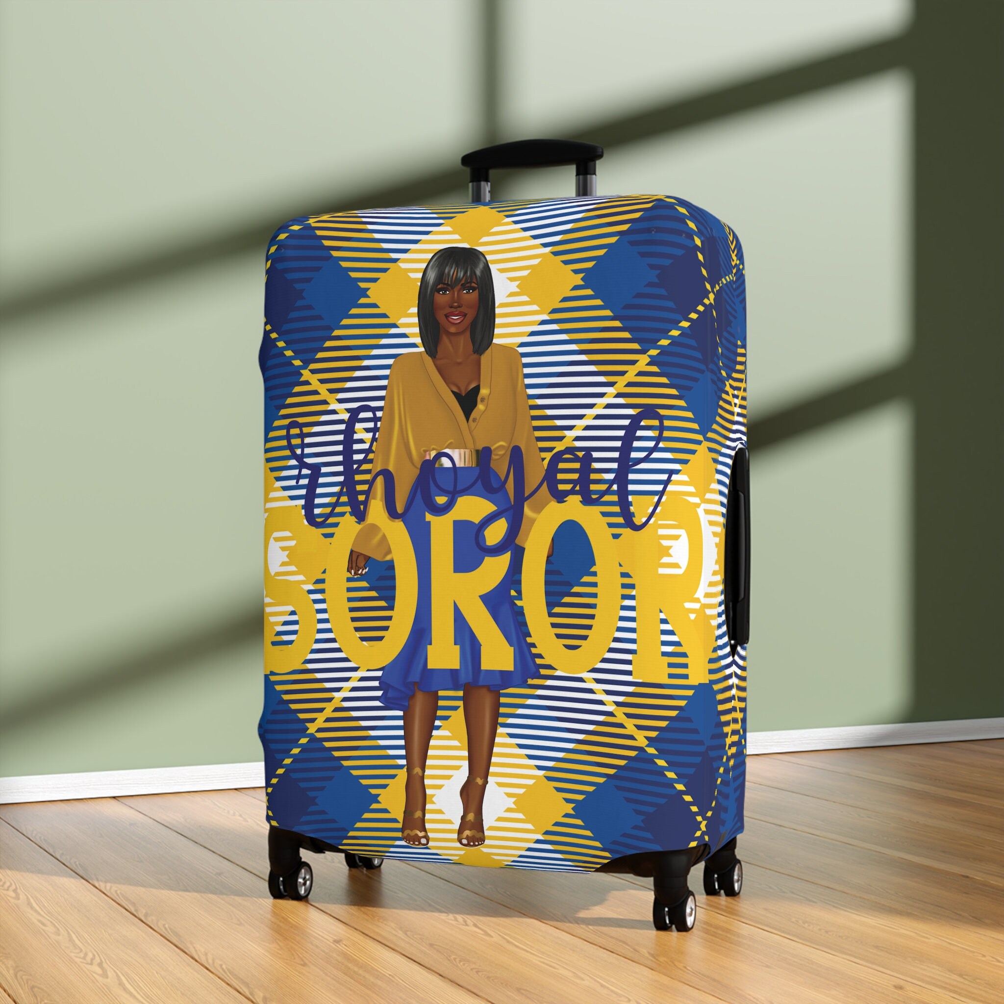 Sigma Gamma Rho Rhoyal Soror Luggage Cover - Etsy