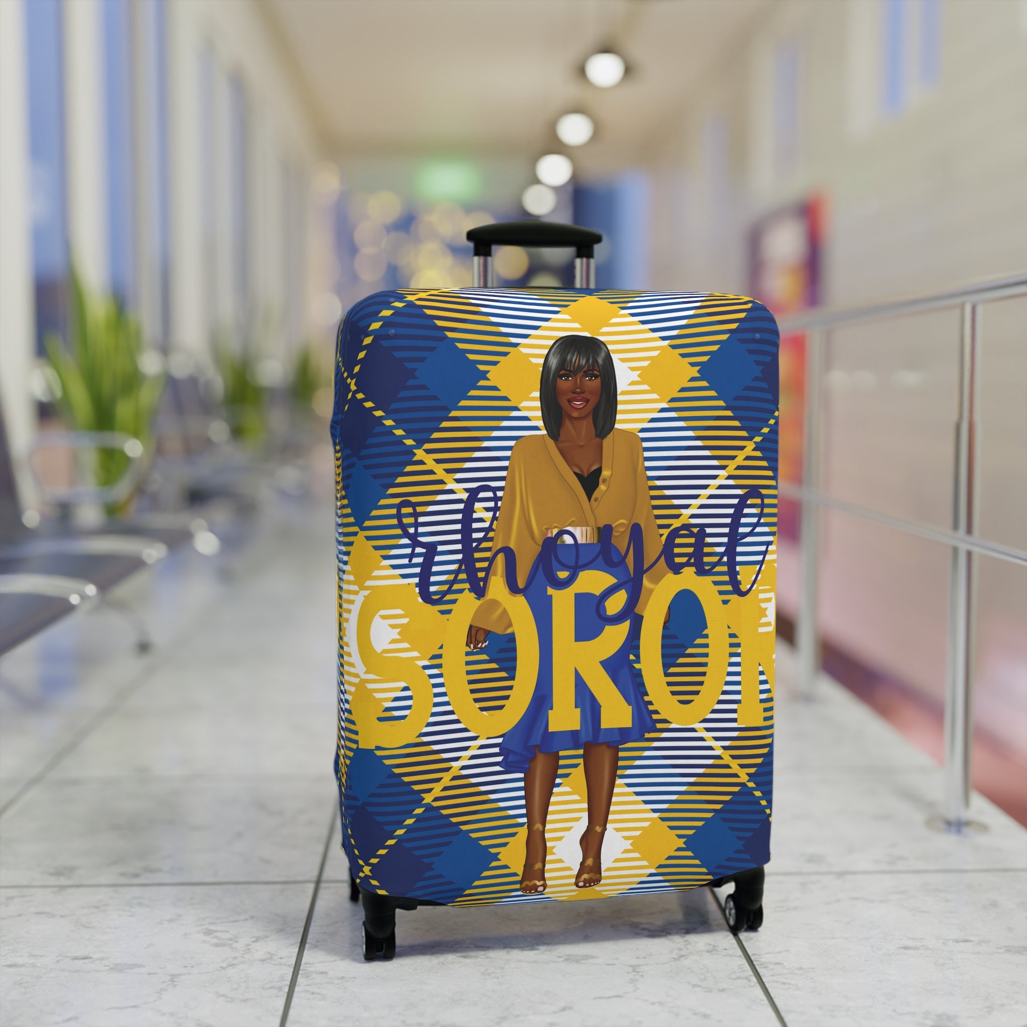 Sigma Gamma Rho Rhoyal Soror Luggage Cover - Etsy
