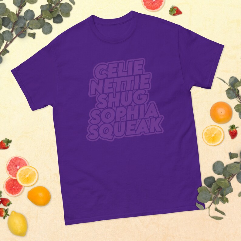 Celie, Nettie, Shug, Sophia, and Squeak Men's Classic Tee - Etsy