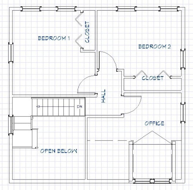 30X30 2 STORY HOUSE - Etsy