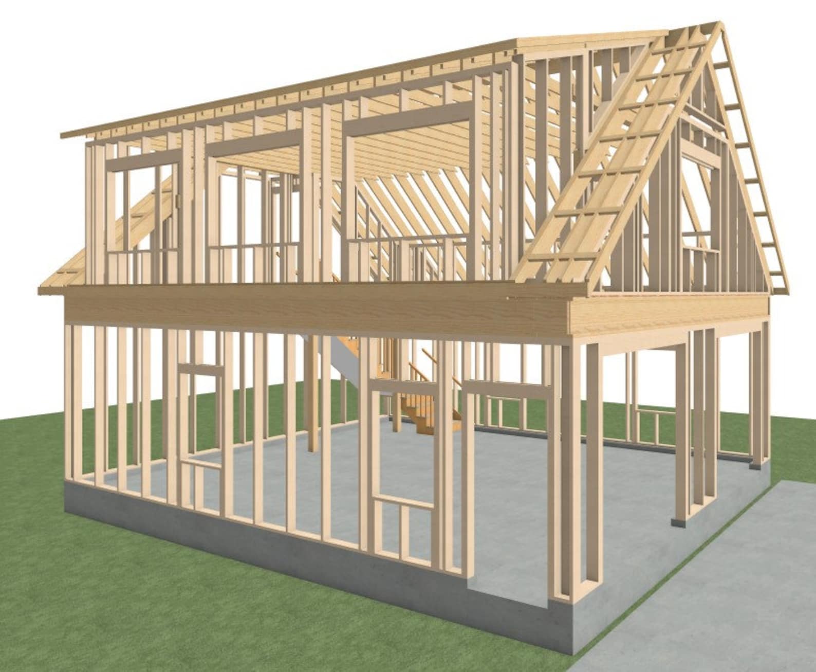 Build Your Dream 28x30 Garage With Bonus Room! - Etsy